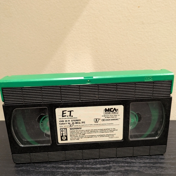 Mca | Media | Mca Home Video Black Vhs Tape | Poshmark
